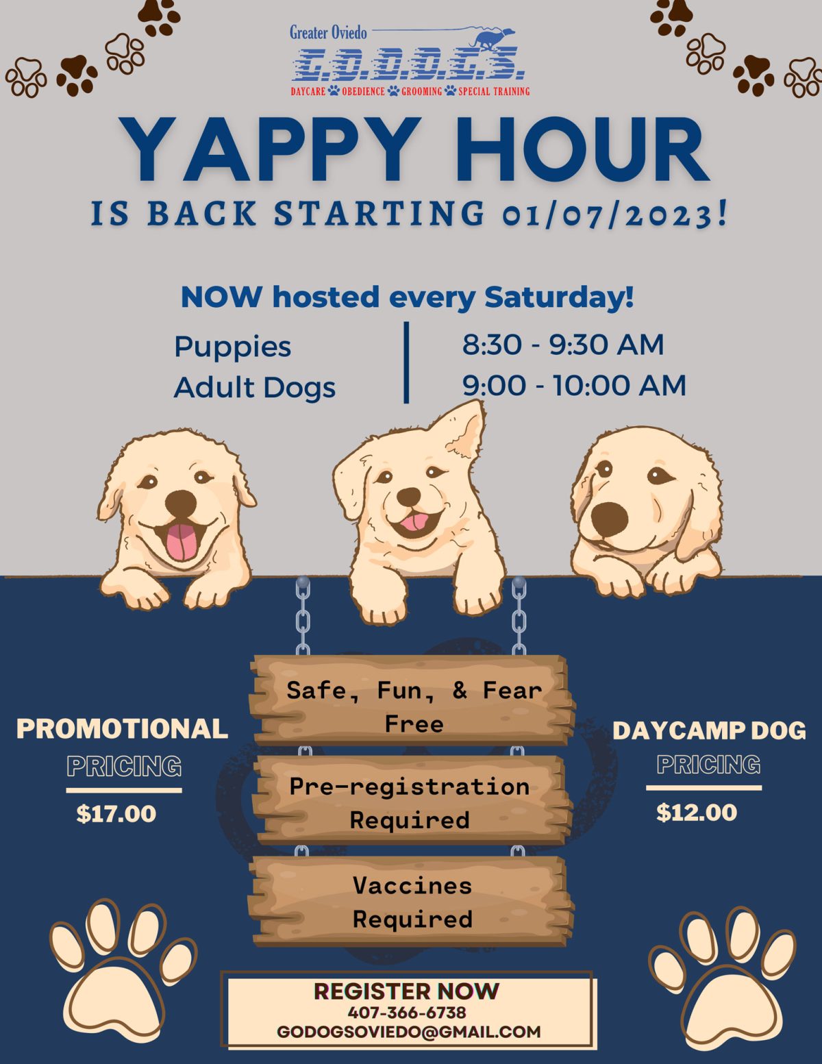 Yappy Hour - Vet in Oviedo | Shaffer Animal Hospital